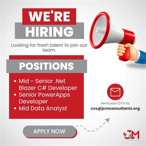 Jcm Consultants On Linkedin Powerapps Developer Dataanalyst