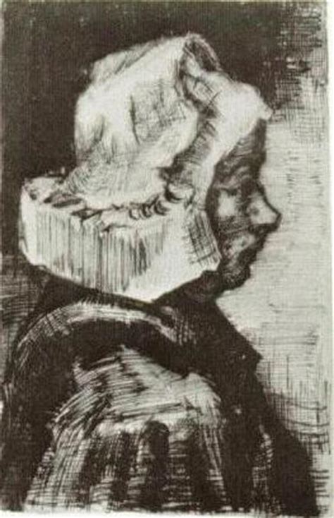 Peasant Woman Head C 1884 Vincent Van Gogh WikiArt Org