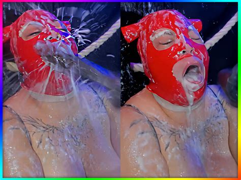 Masked Sex Slave Vomit Mess Deepthroat