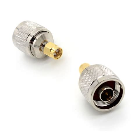 N Male Plug To Sma Male Jack Rf Coaxial Adapter Connector Walkie Talkie
