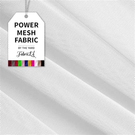 Power Mesh Fabric 4 Way Stretch Nylon Mesh Fabric Lightweight Sheer