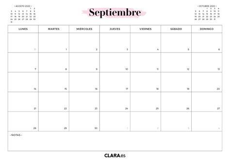 Plantilla Calendario Septiembre Para Imprimir My Xxx Hot Girl
