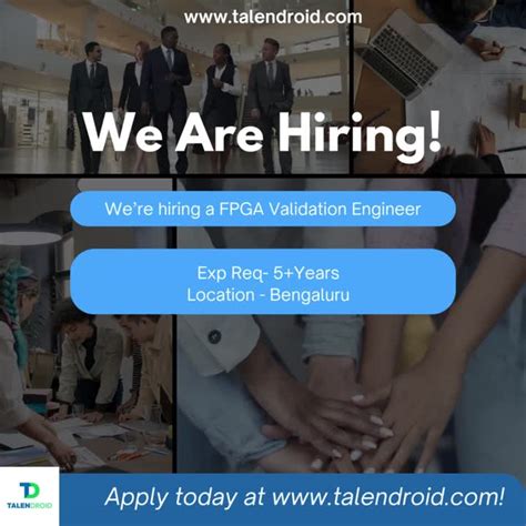 Fpgavalidationengineer Talendroid Technologies