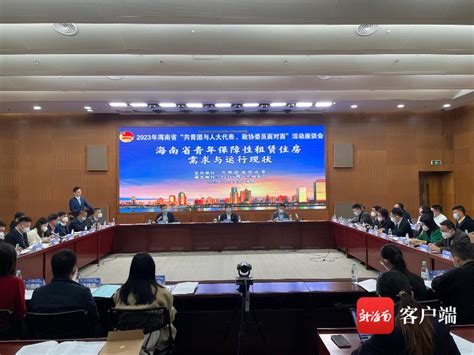 海南召开2023年“共青团与人大代表、政协委员面对面”活动座谈会 新闻中心 南海网