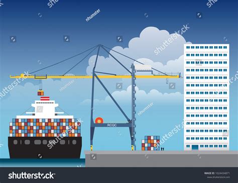 Vector Remote Control Quay Crane Rc Stock Vector Royalty Free