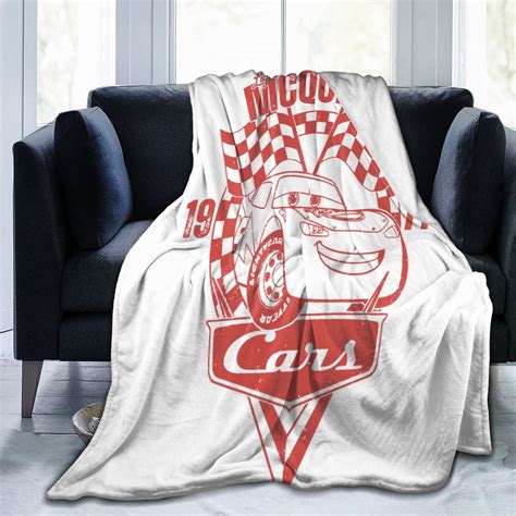 Cars Lightning Mcqueen Blanket 50x40 Soft Cozy Warm All Season