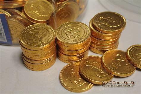 올푸드 동전모양 초콜릿 ~ 크리스마스 선물로 준비한 벨지안 밀크 초콜릿 골드 초콜릿 추천 네이버 블로그