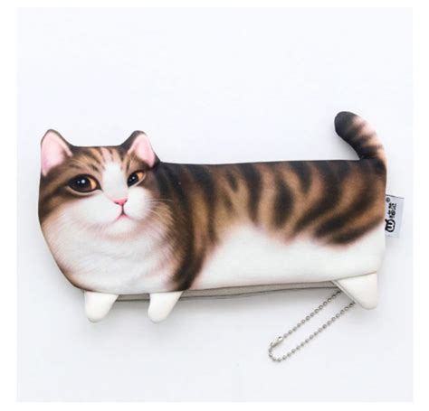Cute Cat Pencil Case Pouch School Stationery Pen Bag T Etsy