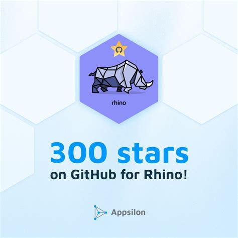 Rhino Has Reached 300 Stars On Github Appsilon