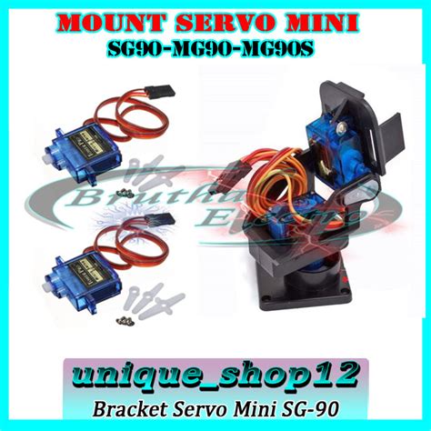 Jual Servo Mini Tower RC Bracket Servo Towerpro Motor Servo SG SG G Set Bracket Shopee