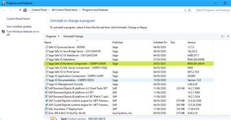 Learning To Update The Runtime Component Rt Sage X3 Support Sage X3 Community Hub