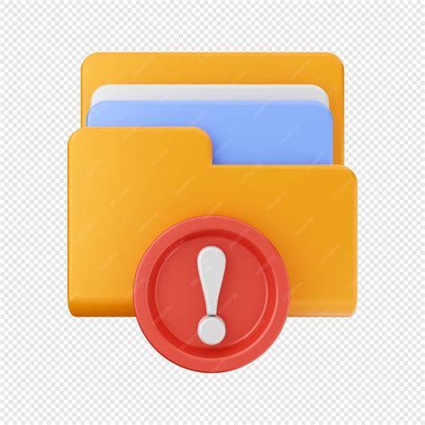 Premium Psd 3d Folder Data File Storage Icon Illustration