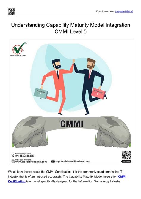 Ppt Understanding Capability Maturity Model Integration Cmmi Level 5