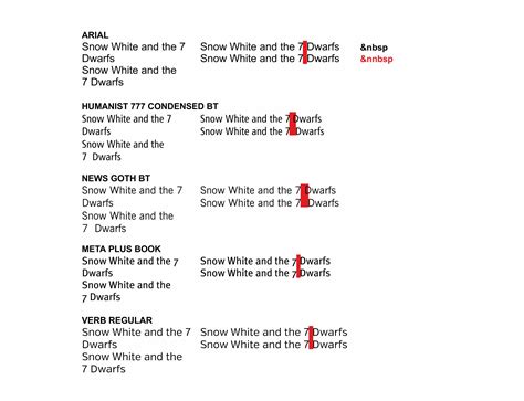 Typographic Question Width Of Non Breakable Space Coreldraw X7 Coreldraw Graphics Suite X7