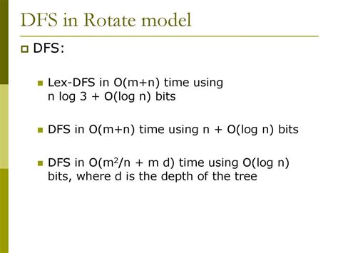 space efficient graph algorithms ppt download