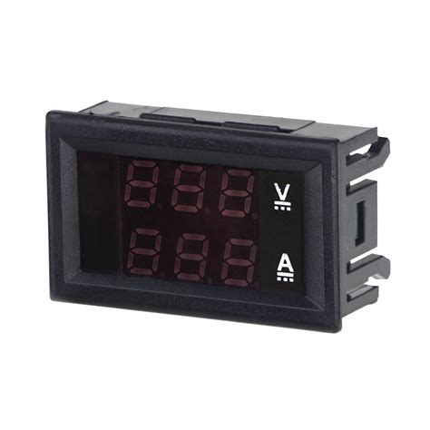 Acquista Alta qualità DC 100V 10A voltmetro amperometro blu rosso LED