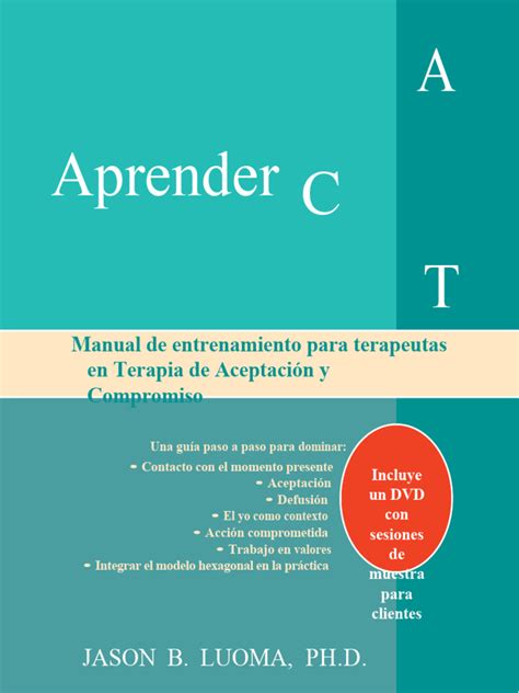 A Aprender C T Jason B Luoma Ph D Pdf Terapia De Conducta Cognitiva Psicoterapia