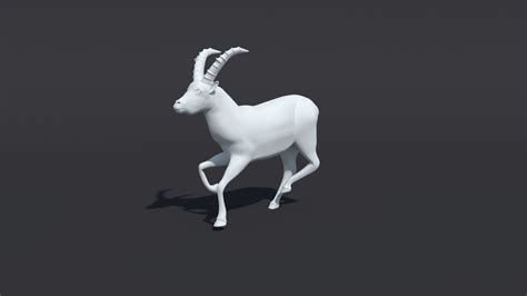 염소 자리 3d 모델 15 Blend Fbx Free3d