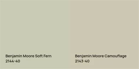 Benjamin Moore Soft Fern Vs Benjamin Moore Soft Fern Comparison