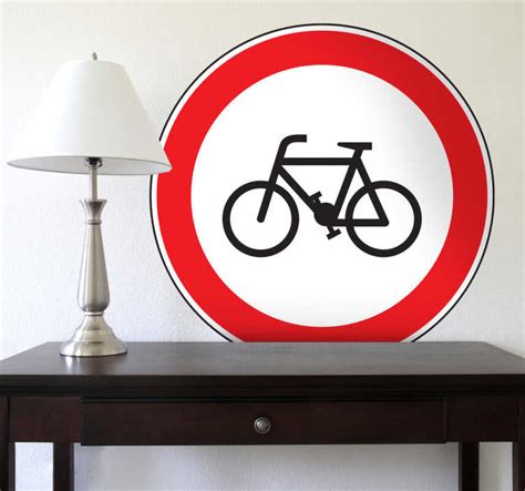 Cykel Skilt Sticker Tenstickers