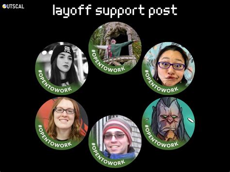 outscal on linkedin layoffsupport gamedev