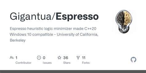 Github Gigantua Espresso Espresso Heuristic Logic Minimizer Made C 20 Windows 10 Compatible