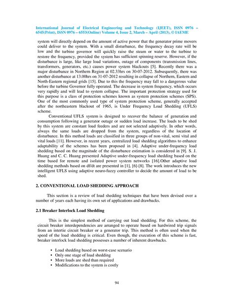 Under Frequency Load Shedding For Energy Management Using Anfis Case