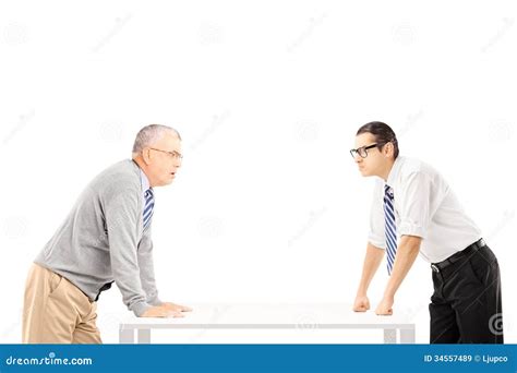 Two Angry People During A Quarrel Stock Image Image Of Mature Argue
