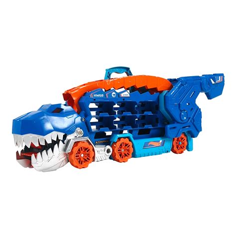 Hot Wheels სათამაშო ნაკრები დინოზავრის ვიზუალის გადამზიდი