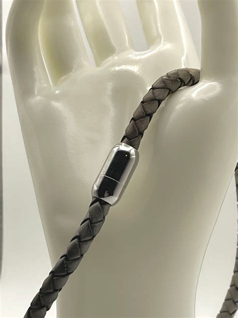 Leather 5mm Bolo Cord Necklace Stainless Magnetic Clasp Etsy