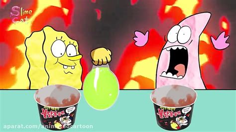 تست غذا باب اسفنجی و پاتریک