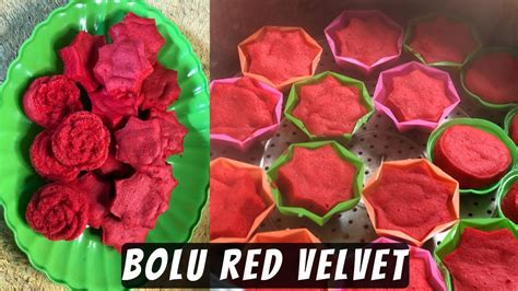 Bolu Cup Kukus Red Velvet Youtube