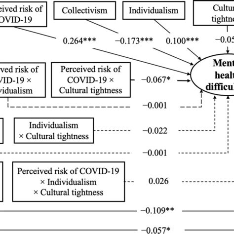 Structural Equation Model For Verifying The Three Way Interaction