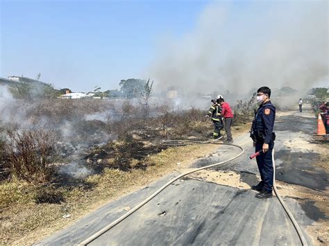 高雄橋頭區農地燃燒 意外發現焦屍