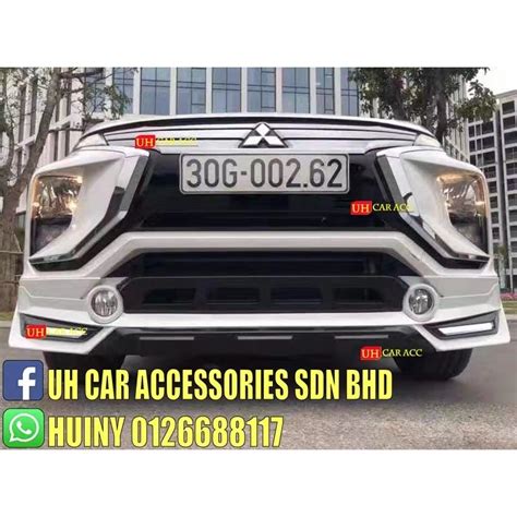 Mitsubishi Xpander Sport Pp Bodykit With Led Daylight Drl Front N Rear Skirt Shopee Malaysia