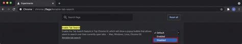 How To Remove Tab Search Button From Chrome Title Bar