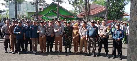 Danpos Koramil 0607 03 Baros Hadiri Apel Gelar Kesiapan Pengamanan