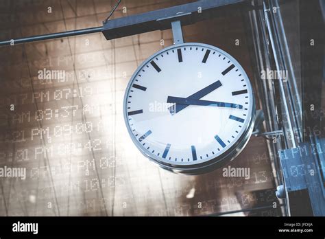 La Gestion Du Temps Et La Programmation Concept Horloge Analogique