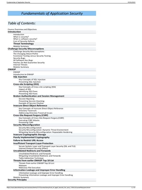 Fundamentals Of Application Security Pdf Computer Security Security