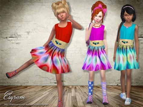 Sleeveless Party Dress By Esyram Sims 4 Female Clothes