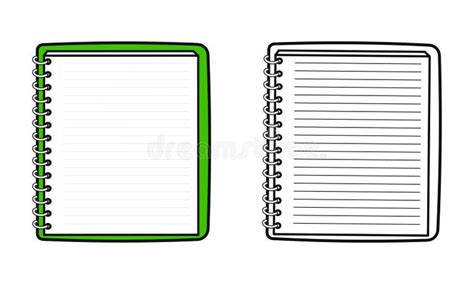 Funny Cute Happy Note Pad Characters Bundle Set Vector Hand Drawn