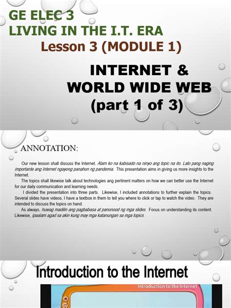 internet part 1 of 3 pdf communication information technology
