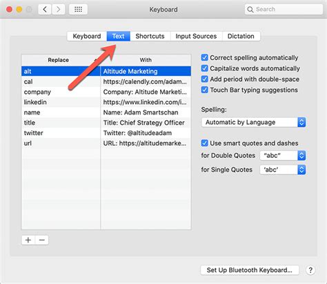 Create Custom Autofills With Macos Text Macros Marketing Hackcreate
