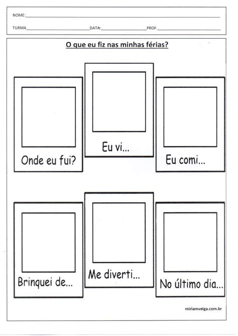 O que fiz nas minhas Férias Alfabetização Blog