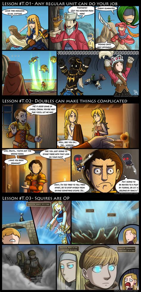 Final Fantasy Tactics Lessons By Henlp On Deviantart