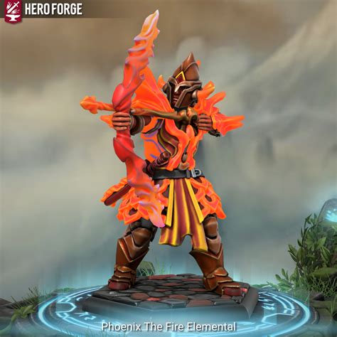 Phoenix The Fire Elemental — Weasyl