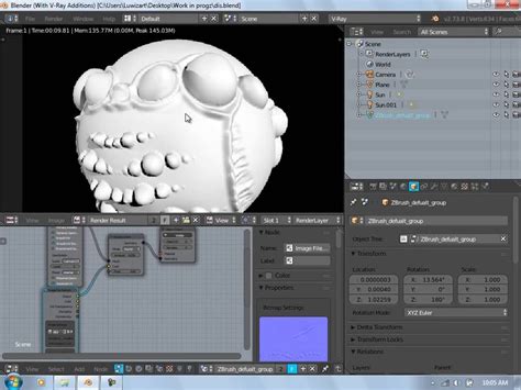 How To Use True Displacement In V Ray For Blender Blendernation