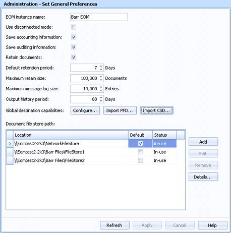 Set General Preferences Utility
