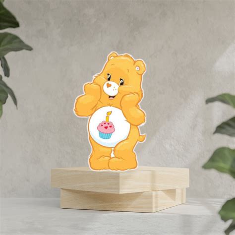 Care Bear Birthday Bear Character Prop Cutout Centerpiece Backdrop