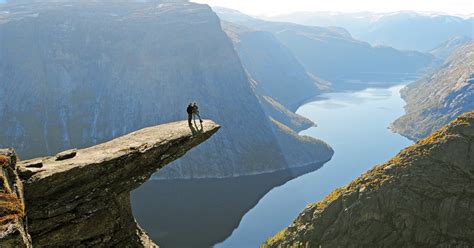 Trolltunga Fjord Norway